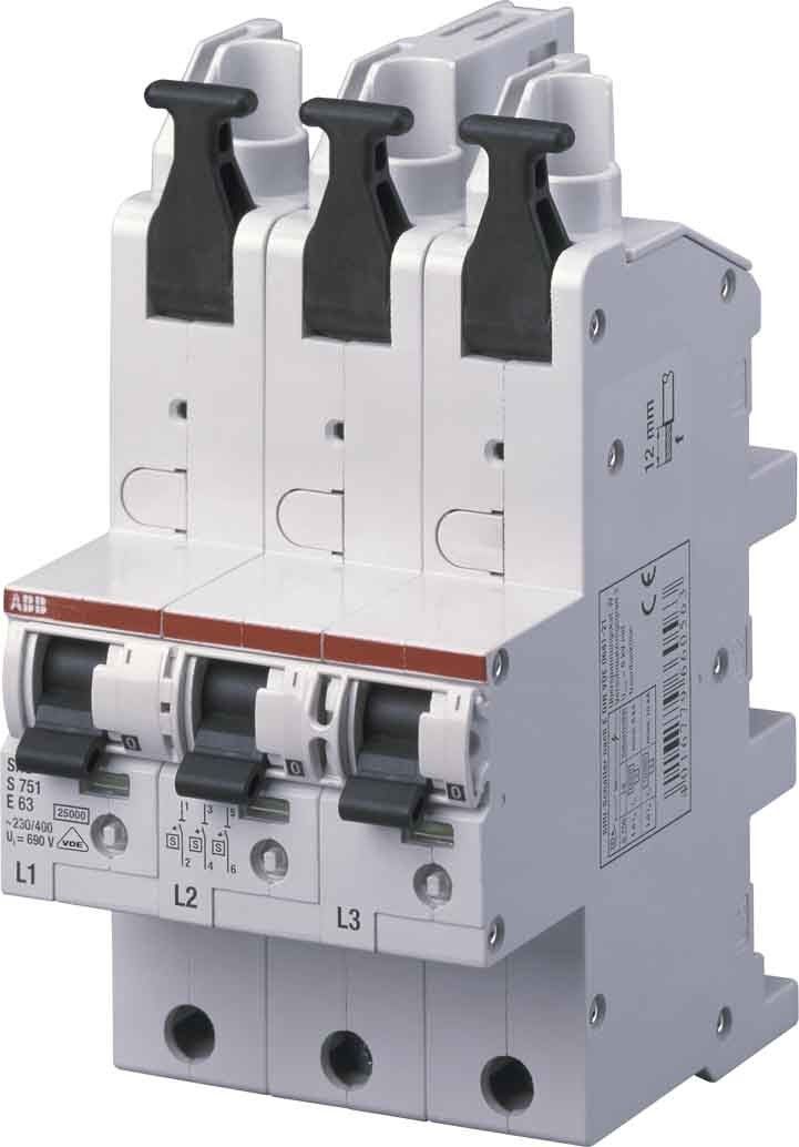 ABB Hauptsicherungsautomat S751/3-E35 3-pol 35A E SS - online kaufen im ETOH24 Elektroshop