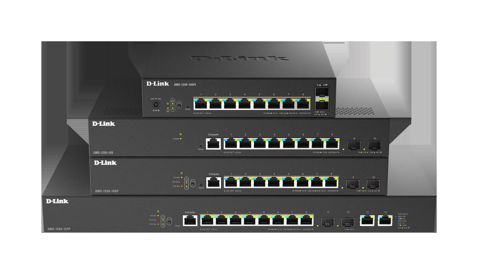 D-LINK 12-Port 2.5G BASE-T PoE, DMS-1250-12TP/E - online kaufen im ...